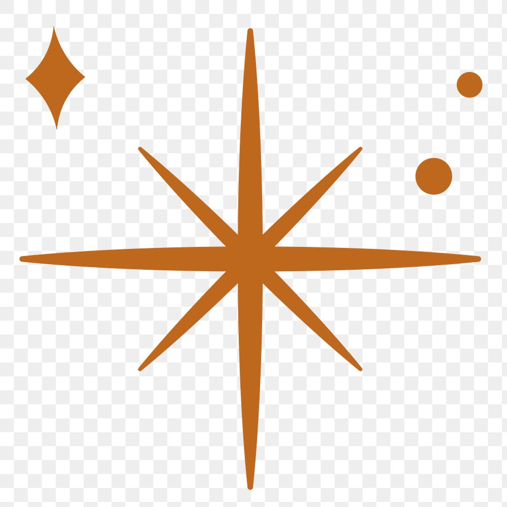 Png sparkling stars icon flat | Premium PNG Sticker - rawpixel