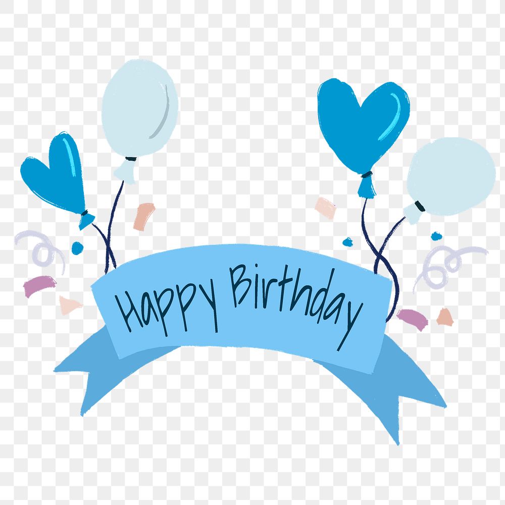 Happy birthday PNG sticker, label | Premium PNG - rawpixel