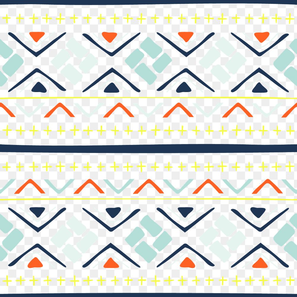 Ethnic seamless pattern png, colorful | Premium PNG - rawpixel