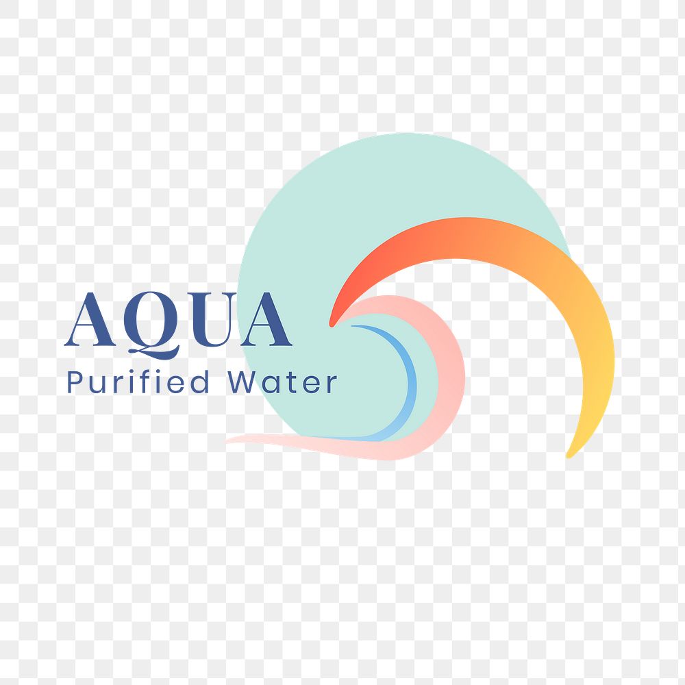 Aqua png business logo, water | Premium PNG - rawpixel