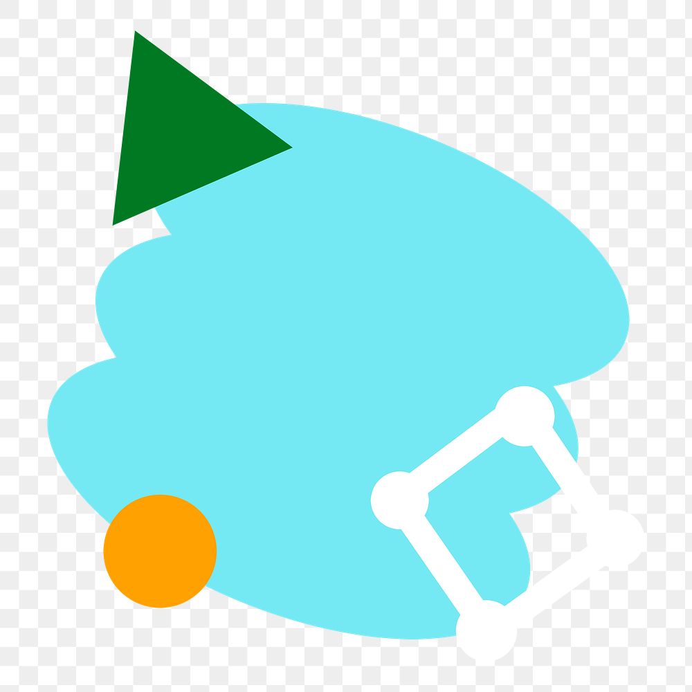 Abstract shape png logo element, | Premium PNG Sticker - rawpixel