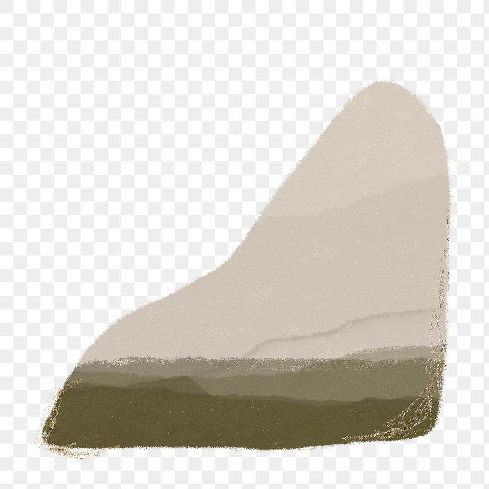 Triangle textured png shape clipart, | Premium PNG Sticker - rawpixel