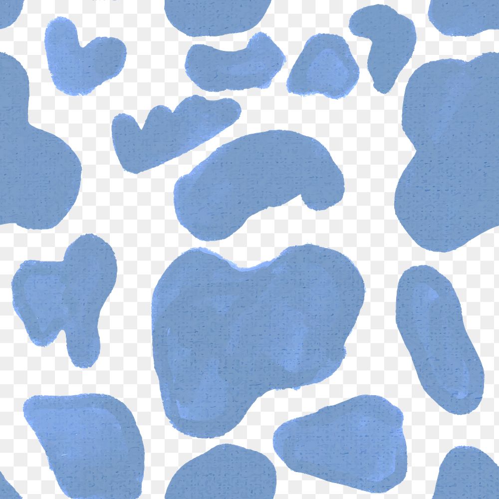 Cow pattern png blue design | Free PNG - rawpixel