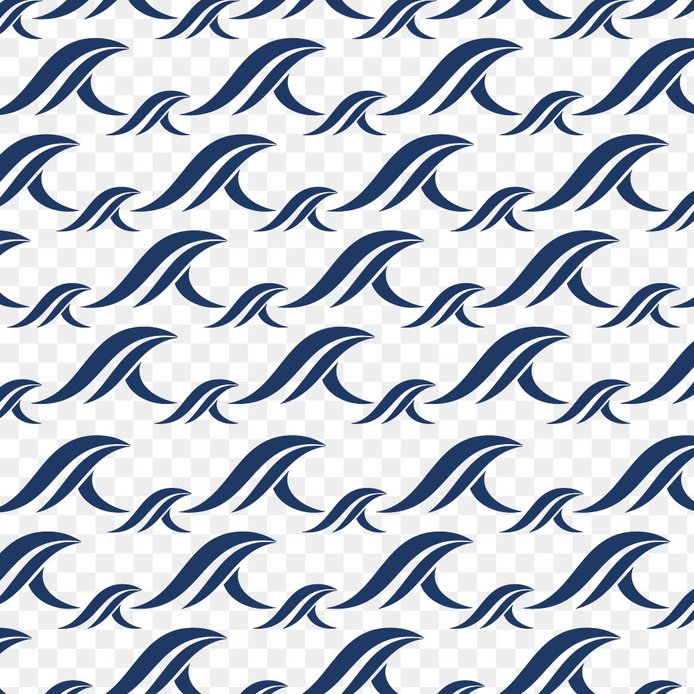 Tidal wave png pattern, transparent | Premium PNG - rawpixel