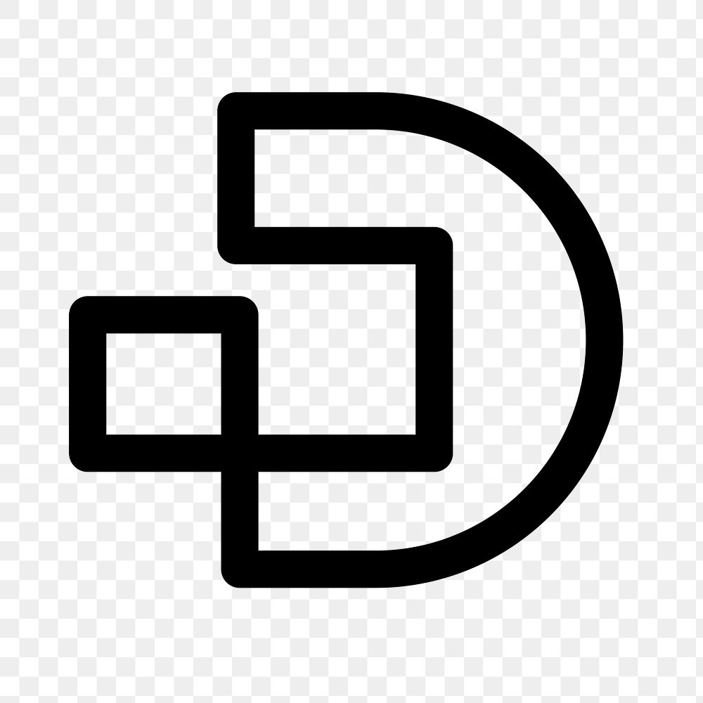 PNG black abstract business logo | Premium PNG Sticker - rawpixel