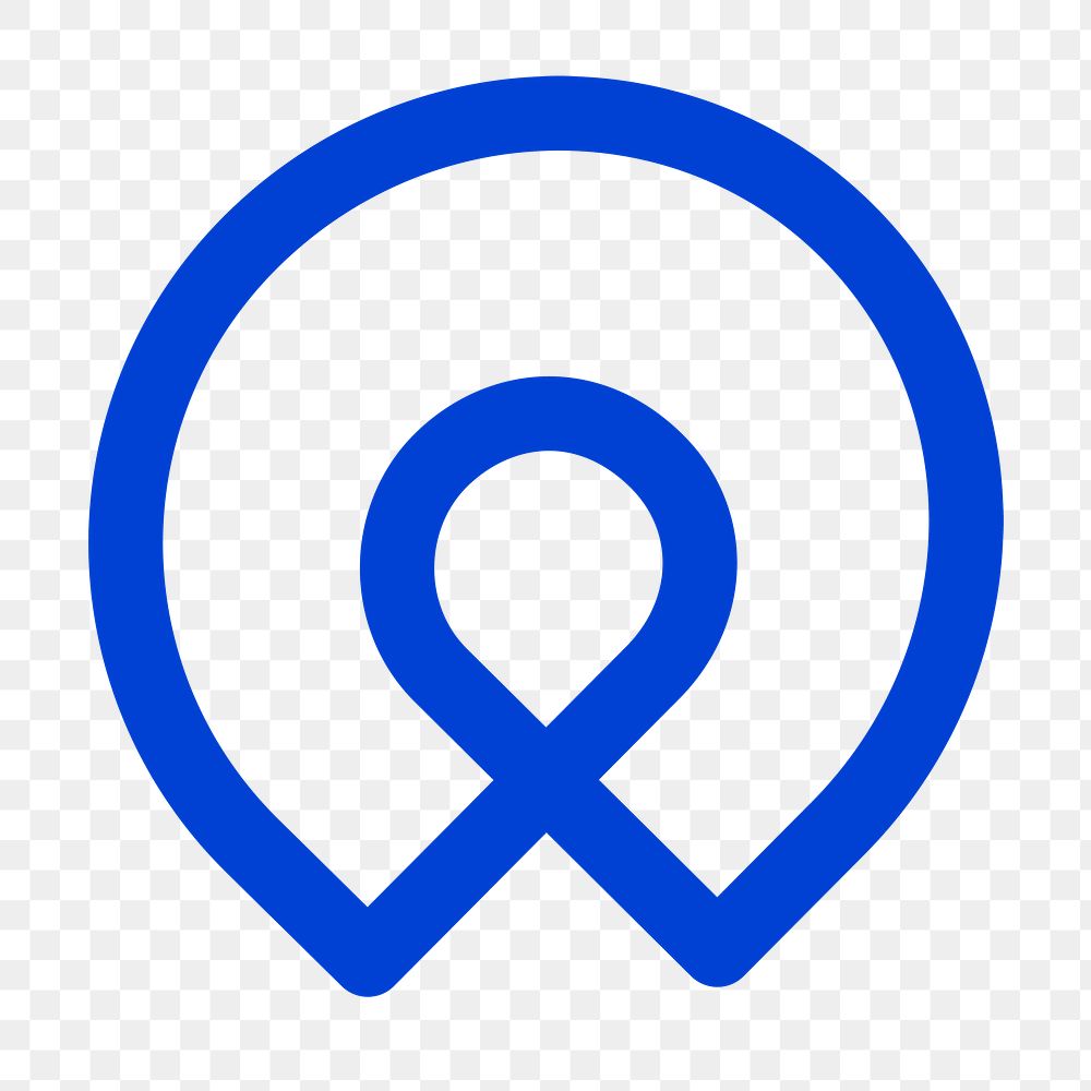 PNG blue abstract business logo | Premium PNG Sticker - rawpixel