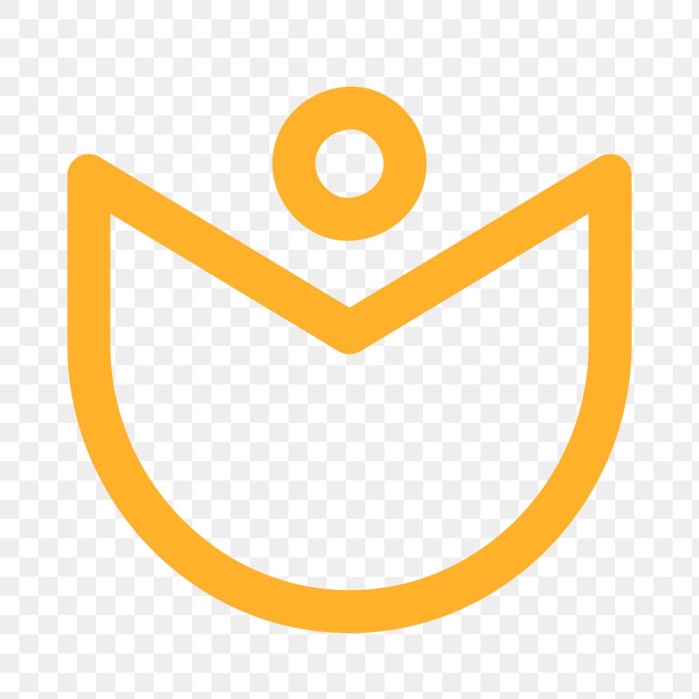 Yellow business logo element png, | Premium PNG Sticker - rawpixel