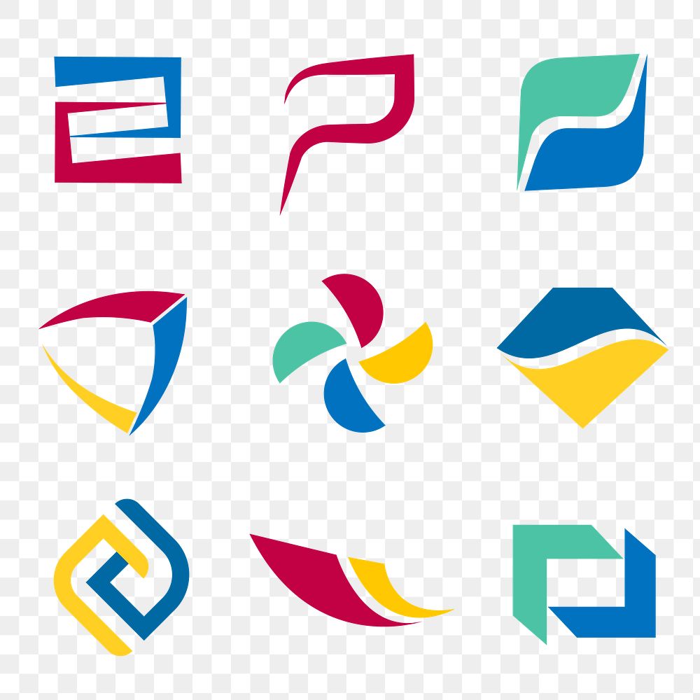 Abstract colorful badge png sticker, | Premium PNG - rawpixel