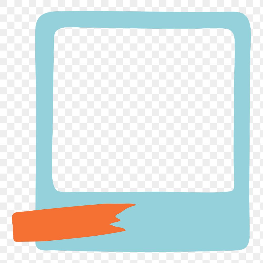 Instant film png frame sticker, | Premium PNG Sticker - rawpixel