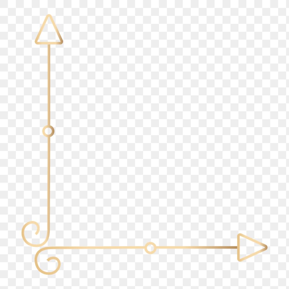 Png sticker gold border, luxury | Premium PNG Sticker - rawpixel