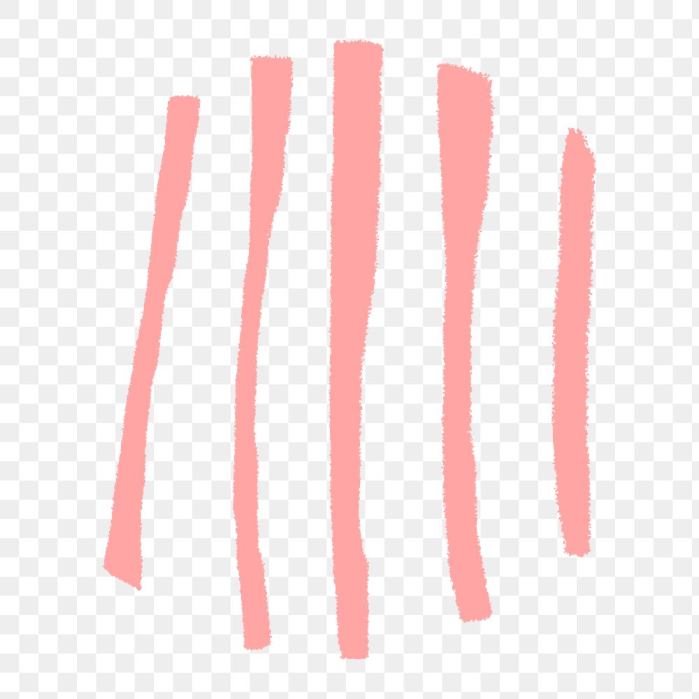 Crayon line png clipart, pink | Free PNG - rawpixel