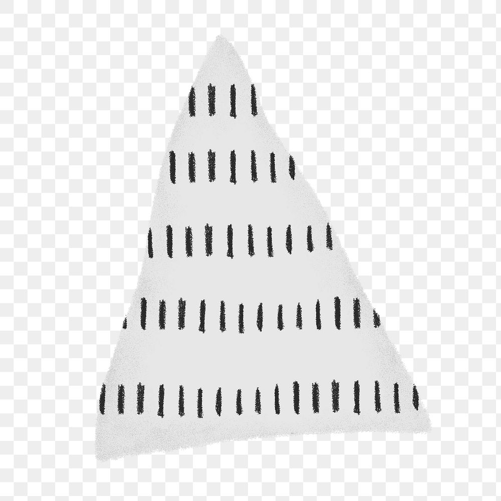 Triangle png clipart, abstract line | Premium PNG - rawpixel