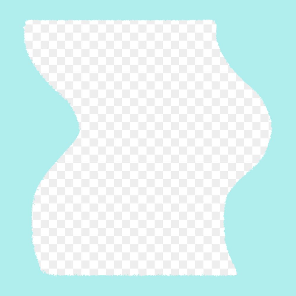 Blue frame png, abstract shape, | Free PNG - rawpixel