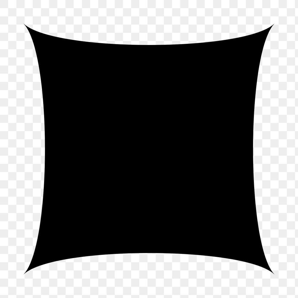 Concave square png sticker, simple | Free PNG - rawpixel