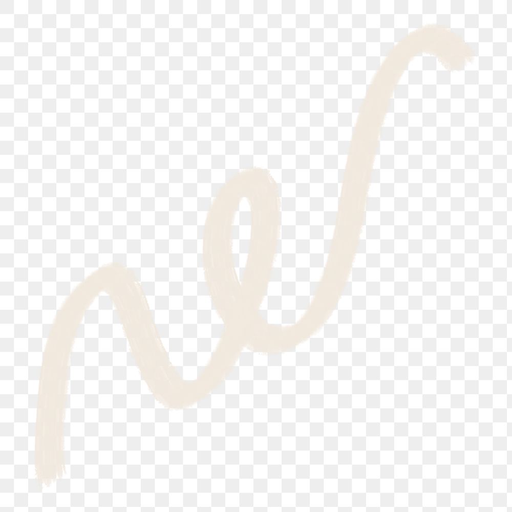Curl line png sticker, transparent | Premium PNG - rawpixel