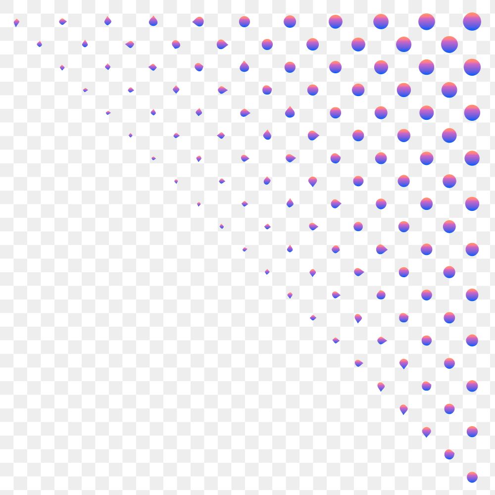 Halftone dots gradient transparent png | Premium PNG - rawpixel