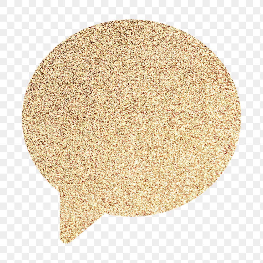 Glitter speech bubble transparent png | Premium PNG Sticker - rawpixel