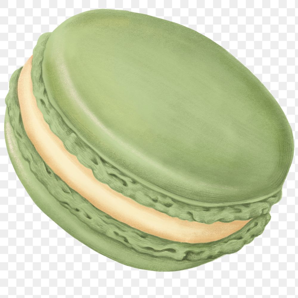 Hand drawn sweet macaron transparent | Premium PNG Sticker - rawpixel
