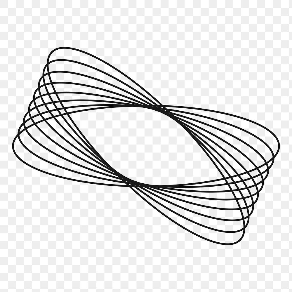 3D abstract black shape transparent | Premium PNG Sticker - rawpixel