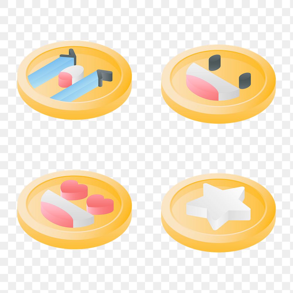 Various emoticons collection transparent png | Premium PNG - rawpixel