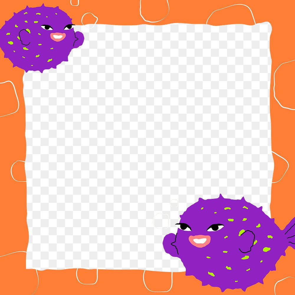 Png fish frame cute animal | Premium PNG - rawpixel
