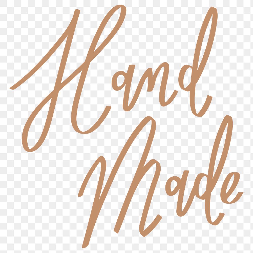 Png handmade doodle text brown | Free PNG Sticker - rawpixel