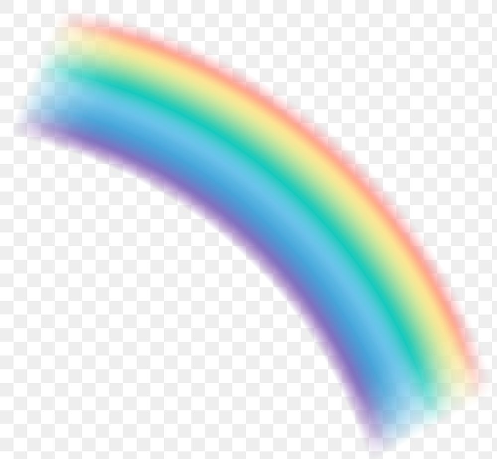 Png rainbow light design element | Premium PNG Sticker - rawpixel