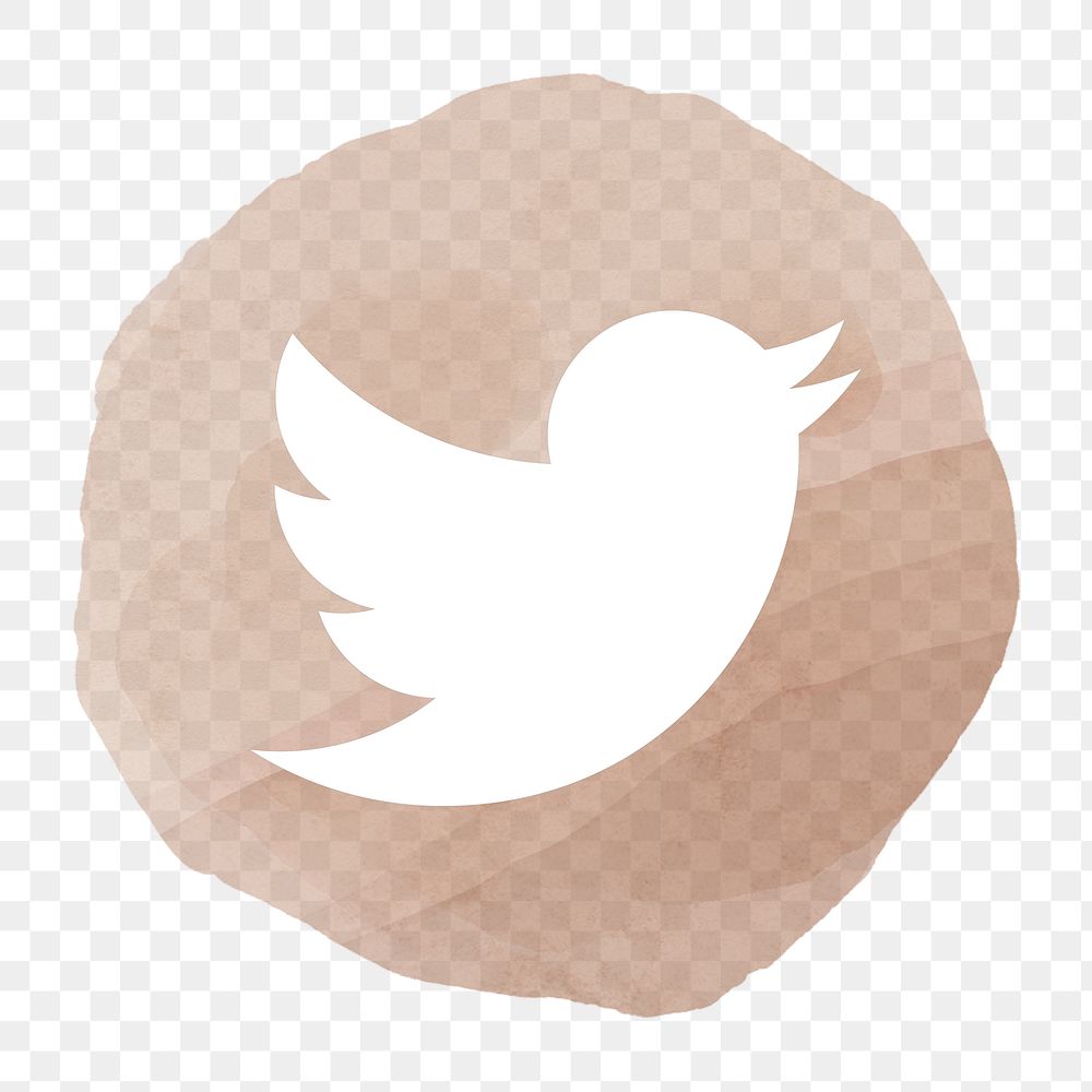 Twitter app png icon watercolor | Premium PNG Sticker - rawpixel