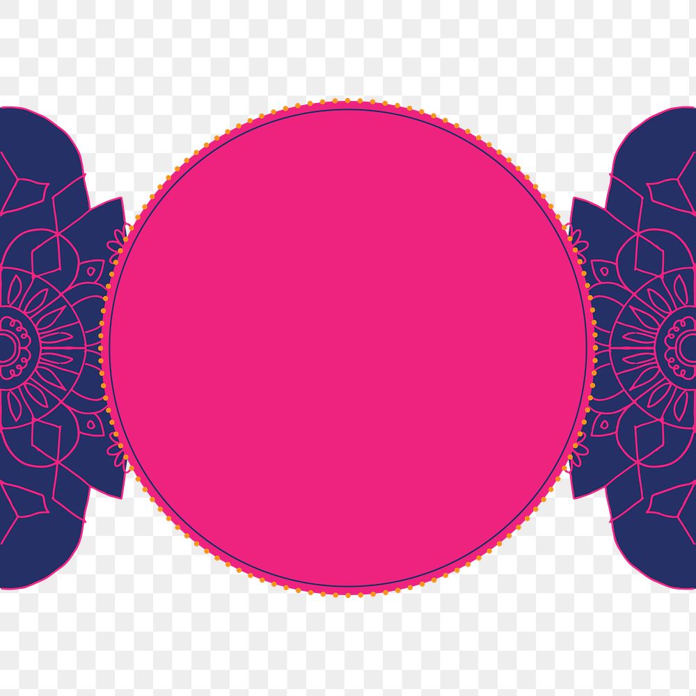 Pink Diwali festival rangoli Indian | Premium PNG - rawpixel