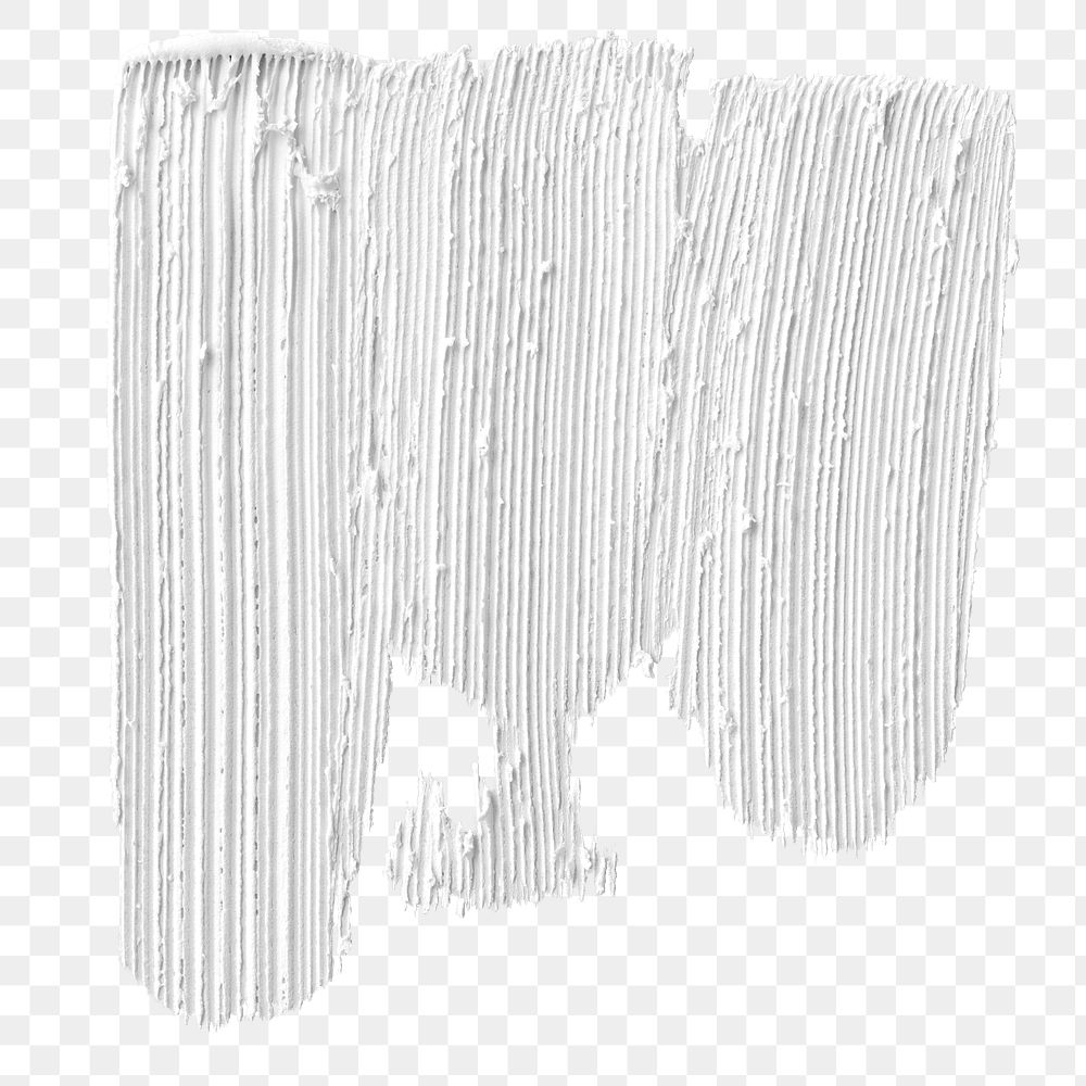 White brush stroke texture design | Premium PNG - rawpixel