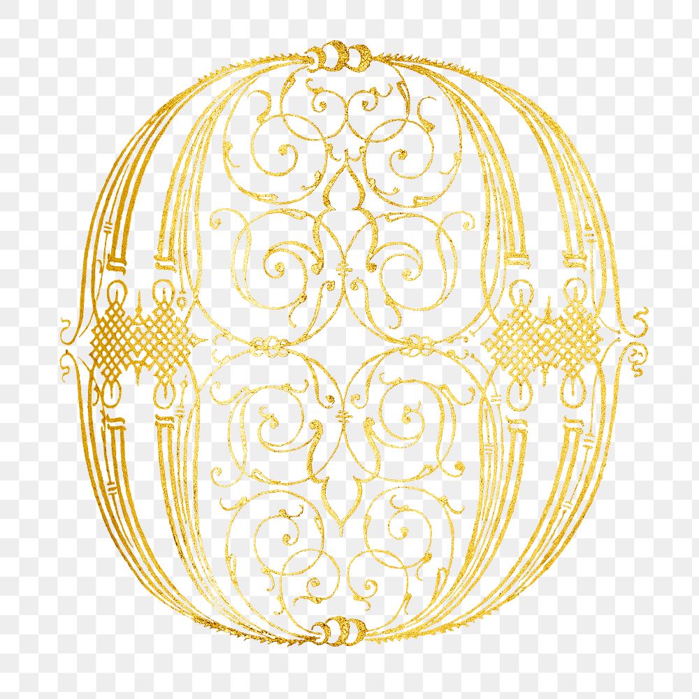 Png O filigree script alphabet | Free PNG Sticker - rawpixel