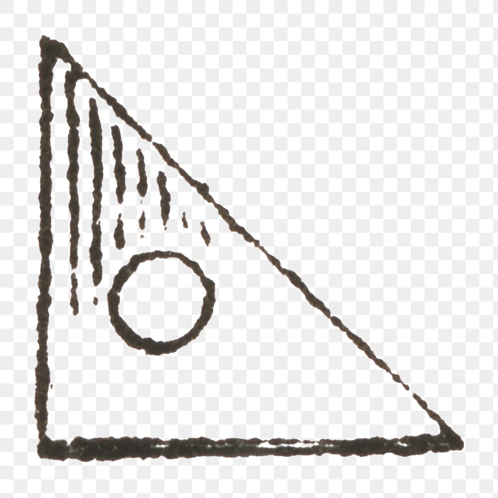 PNG old set square hand | Free PNG Sticker - rawpixel