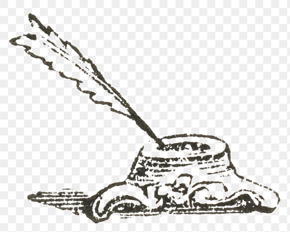 PNG old ink tray hand | Free PNG Sticker - rawpixel