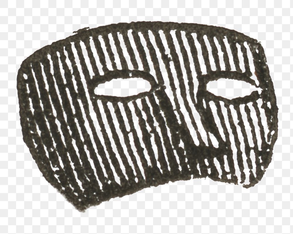 Png old mask hand drawn | Free PNG Sticker - rawpixel
