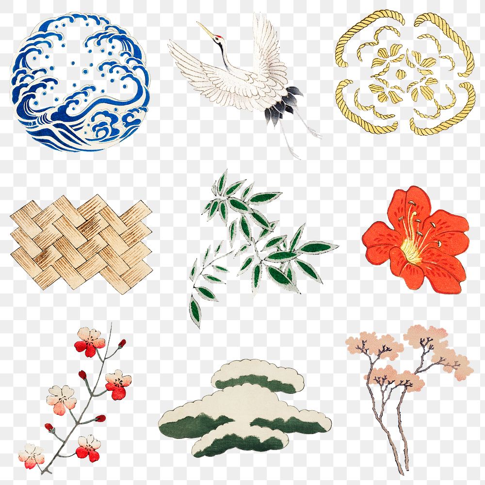 Japanese kamon ornamental element psd/png/vector | Premium PNG - rawpixel