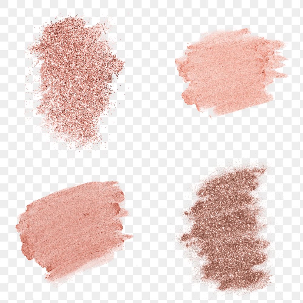 Rose gold glitter and pink | Premium PNG - rawpixel