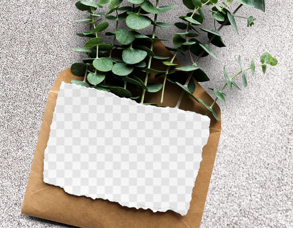 Card png mockup on envelope | Free PNG - rawpixel