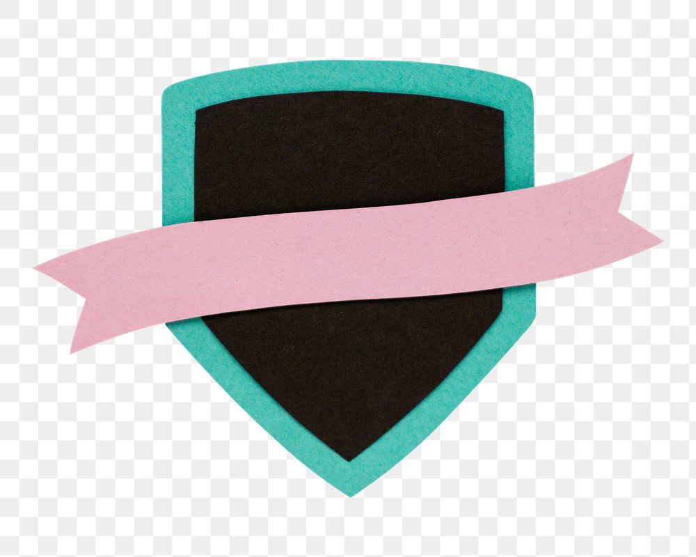 Badge with pink ribbon design | Free PNG Sticker - rawpixel