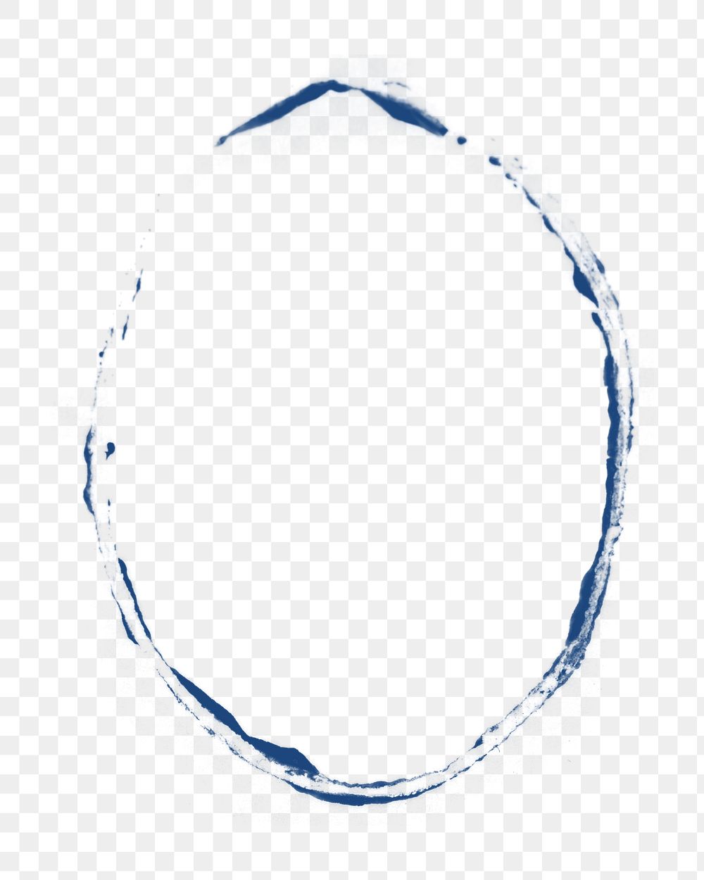 Oval frame png blue block | Free PNG - rawpixel