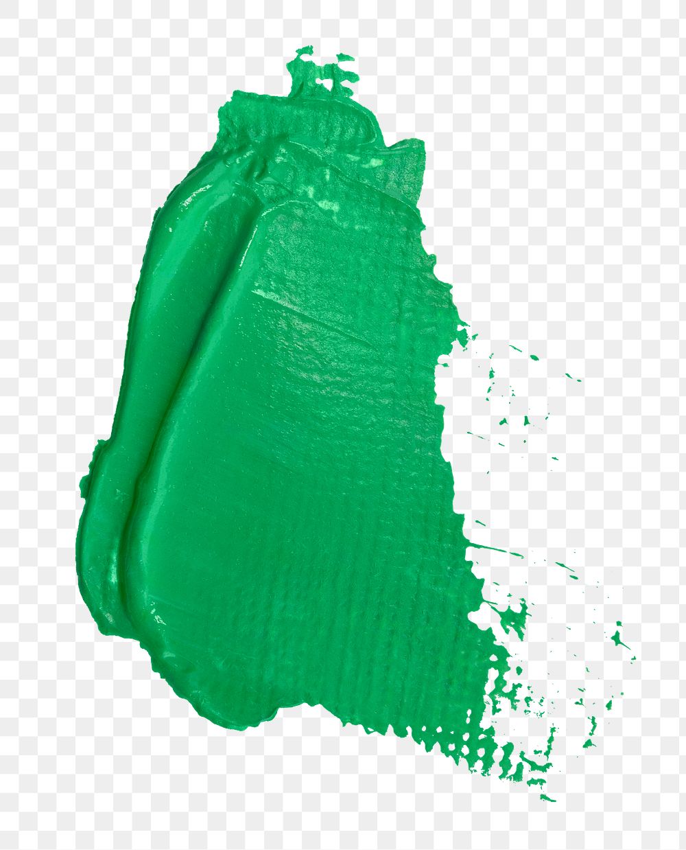 Green paint smear textured png | Premium PNG Sticker - rawpixel