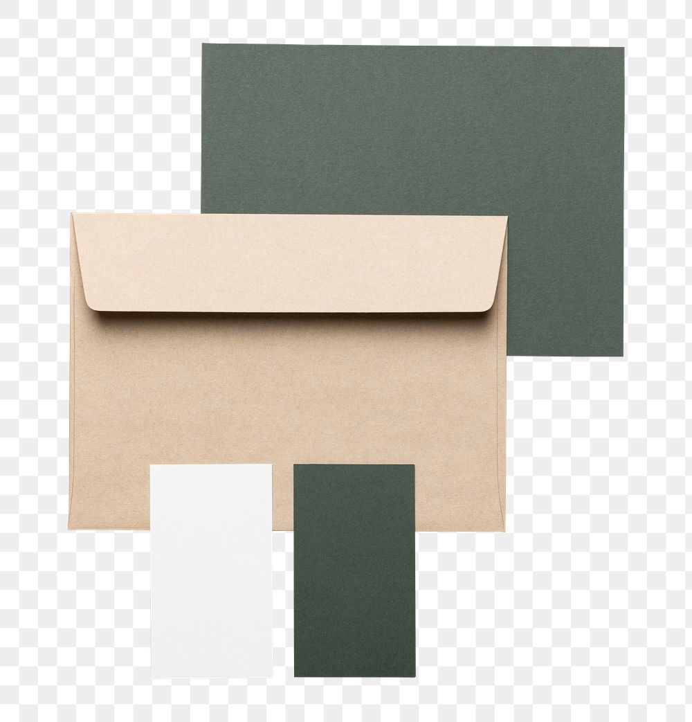 Aesthetic envelope png, earth tone | Premium PNG Sticker - rawpixel