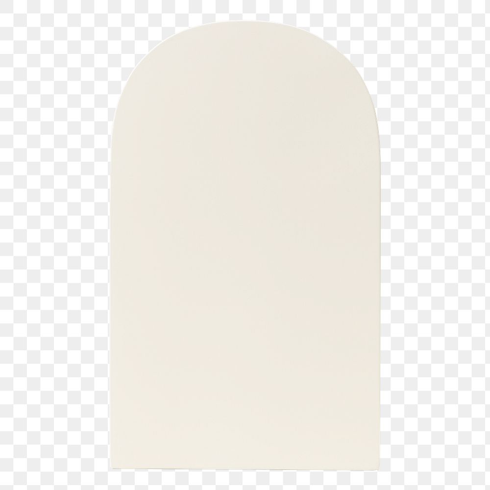 Beige arch png, geometric shape | Premium PNG Sticker - rawpixel