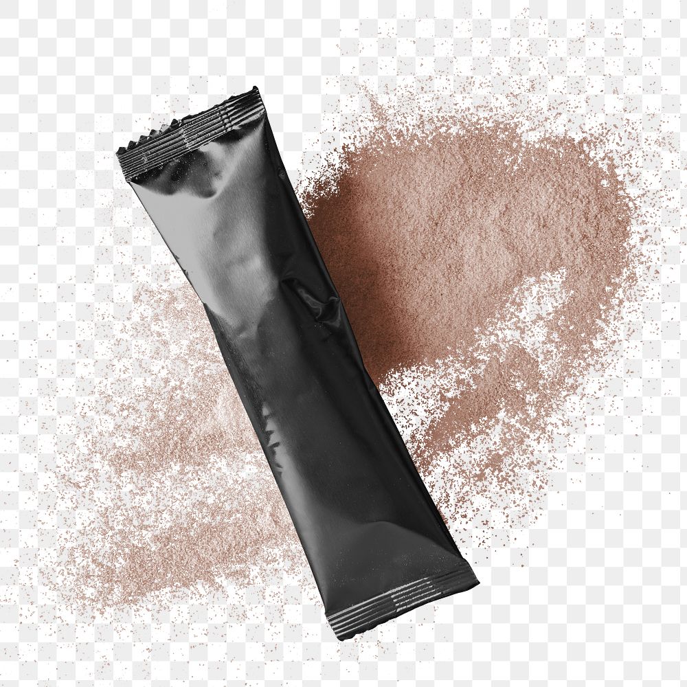 Black stick sachet png, product | Premium PNG - rawpixel
