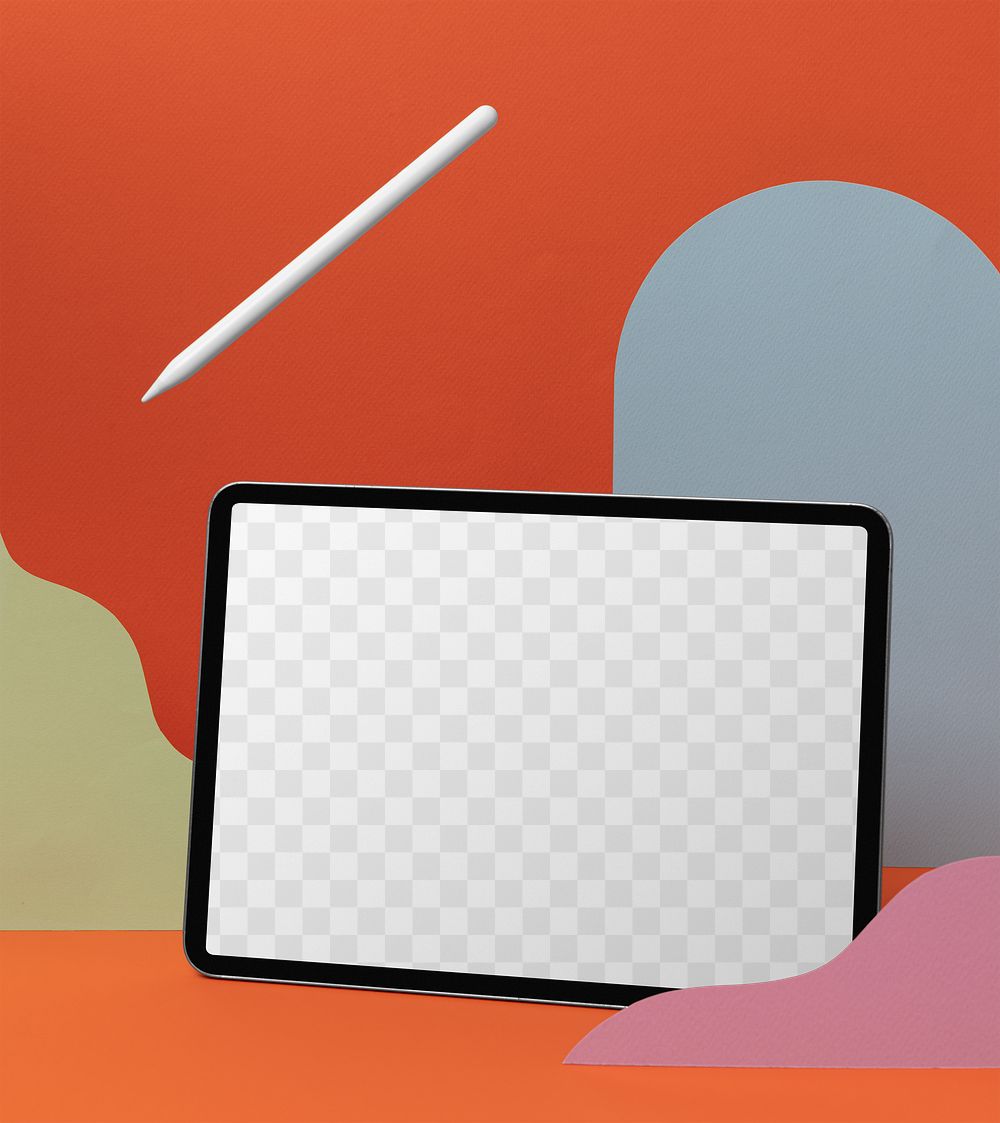 Tablet screen png mockup, transparent | Premium PNG - rawpixel