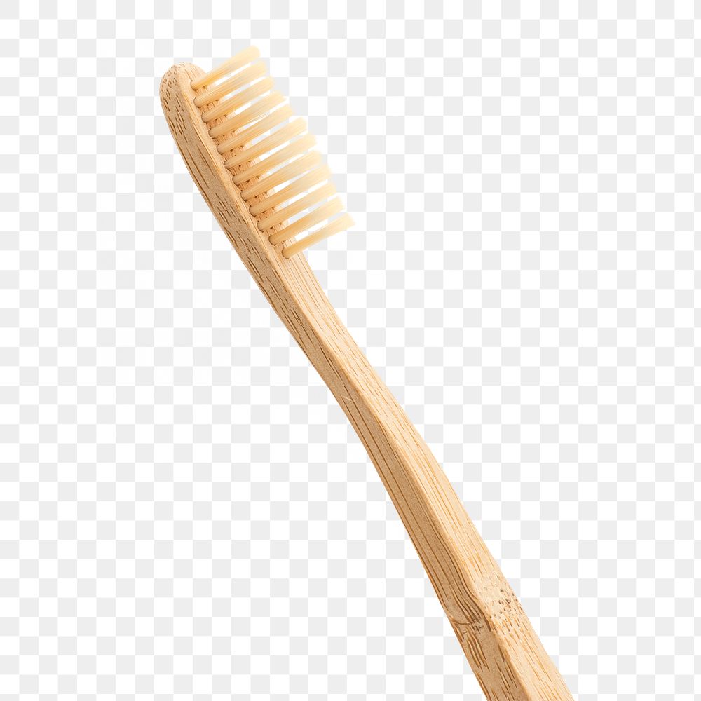 Natural bamboo toothbrush design element | Premium PNG Sticker - rawpixel