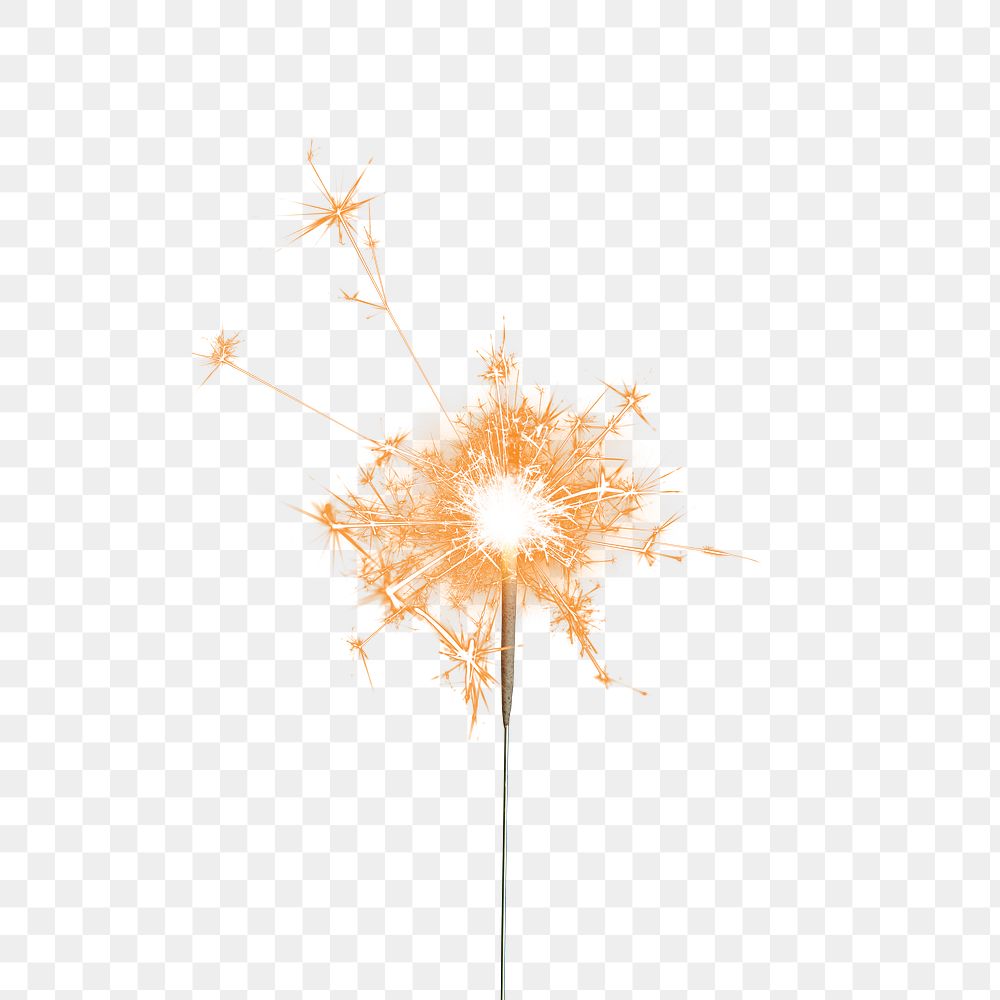 Burning sparkler design element | Premium PNG Sticker - rawpixel