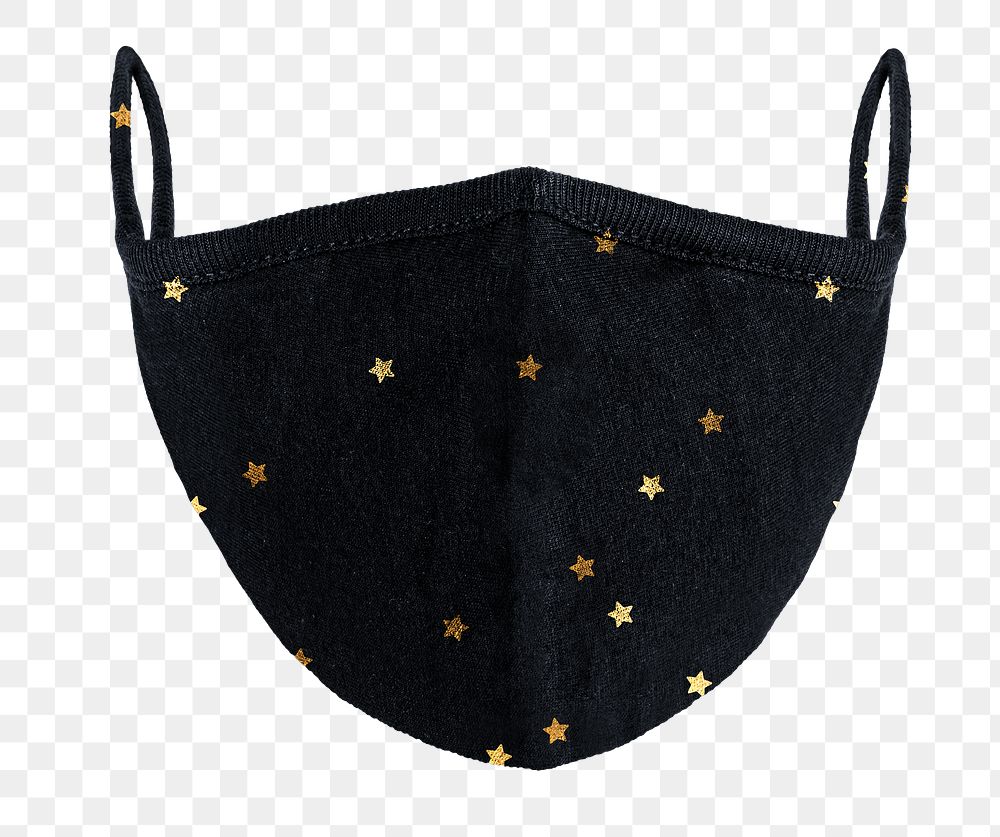 Black fabric mask design element | Free PNG Sticker - rawpixel