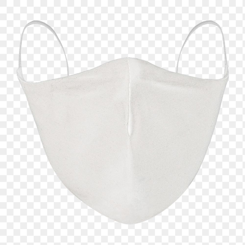 White protective cloth mask design | Free PNG Sticker - rawpixel