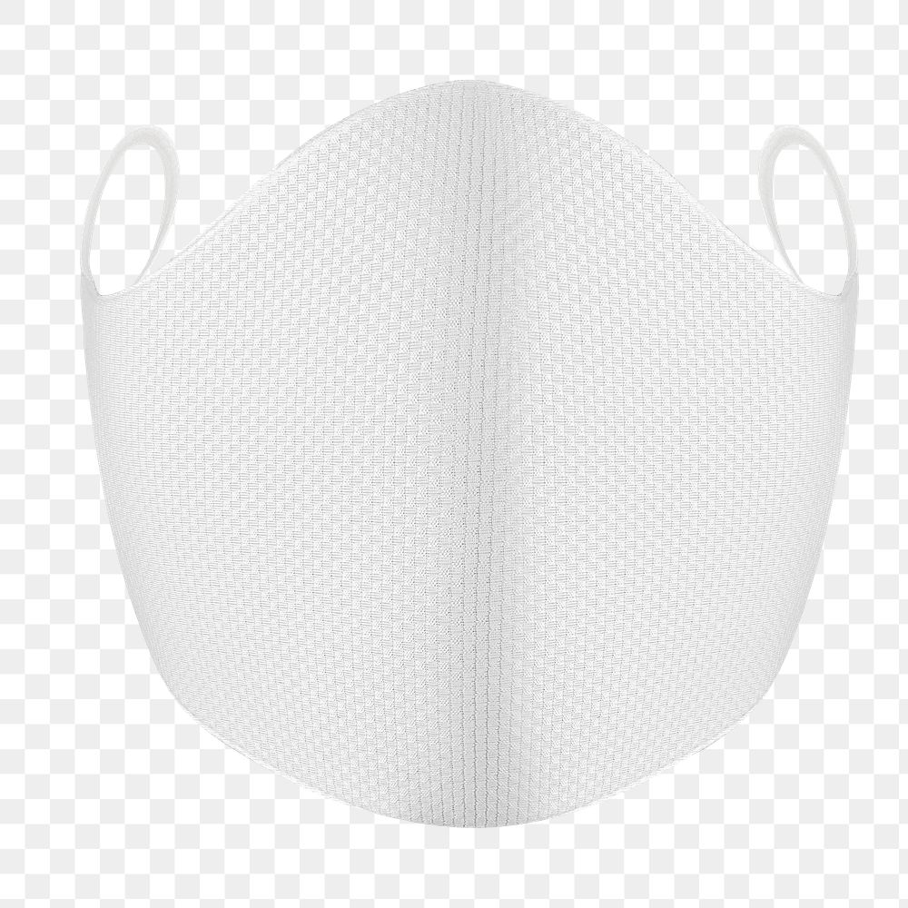 White protective cloth mask design | Free PNG Sticker - rawpixel