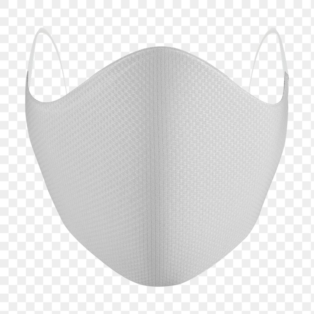 White protective cloth mask design | Free PNG Sticker - rawpixel